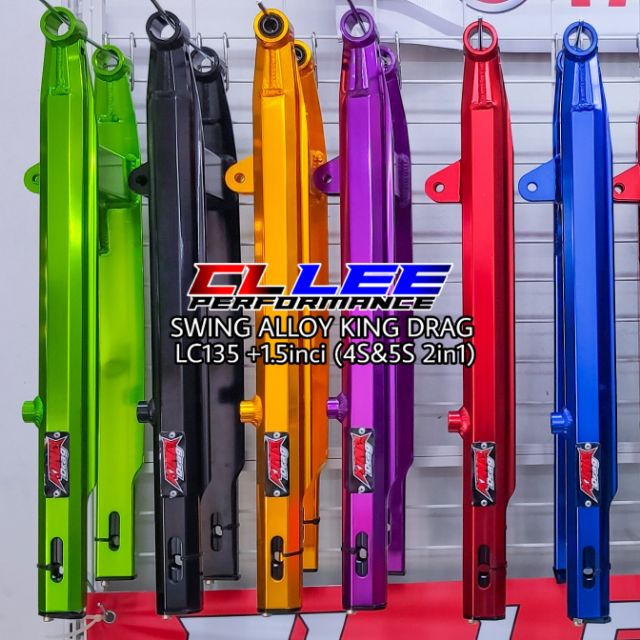 LC135 (+1.5inci) 4s&5s 2in1 SWING ARM ALLOY+BUSH ARM KING DRAG 100% ...