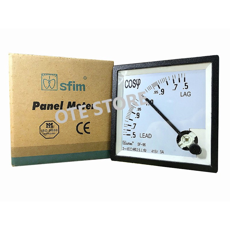 SFIM SF96 AC 220V / 415V Analog Panel Meter, COS Meter, Power Factor ...