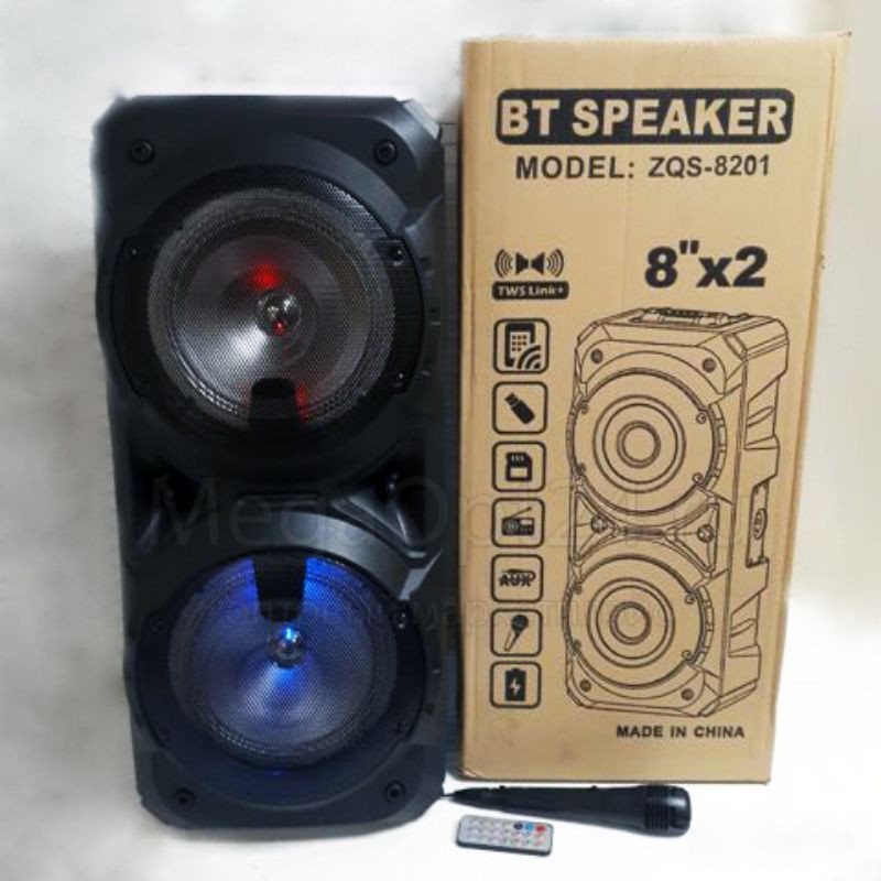 Giant Wireless Big column zqs-8201 Bluetooth speaker, powerful wireless ...
