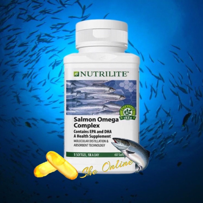 Amway NUTRILITE Salmon Omega Complex - 60 Softgels | Shopee Malaysia