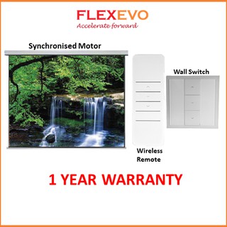 Motorized Projection Screen - 3REX 5x5 6x6 7x7 8x6 8x8 120D High ...