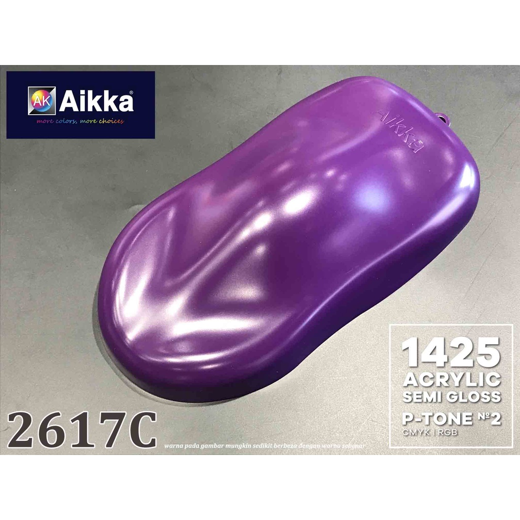 AIKKA Paint PANTONE Colour 2617C / 1425 ACRYLIC SEMI GLOSS PAINT ...