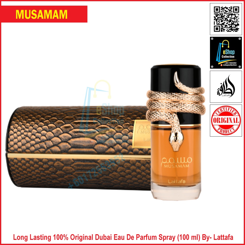 MUSAMAM PERFUME FOR MAN AND WOMAN 100ml BY LATTAFA 100 ML EDP | Shopee ...