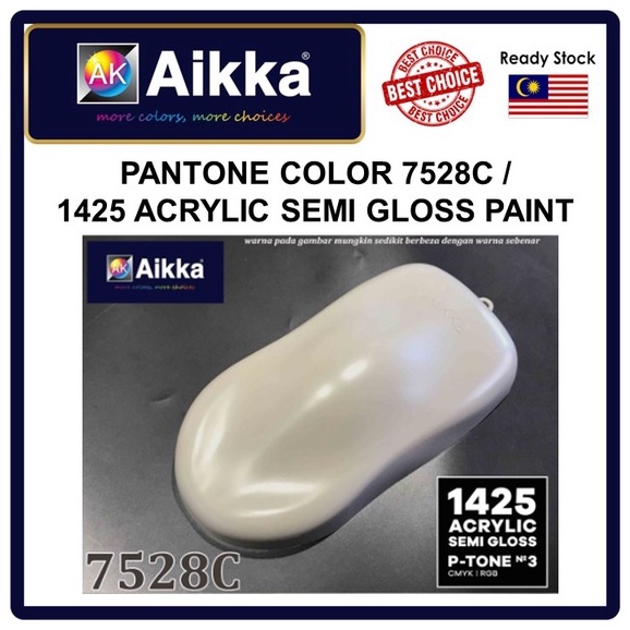 AIKKA Paint PANTONE Colour 7528C / 1425 ACRYLIC SEMI GLOSS PAINT ...