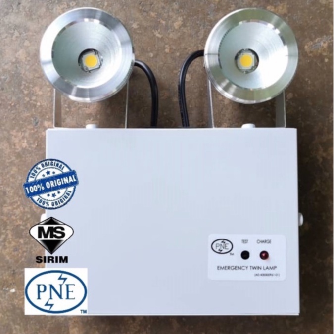 SIRIM + READY STOCK PNE TEL 30 LED (2 x 3W) Self-Contained Emergency ...