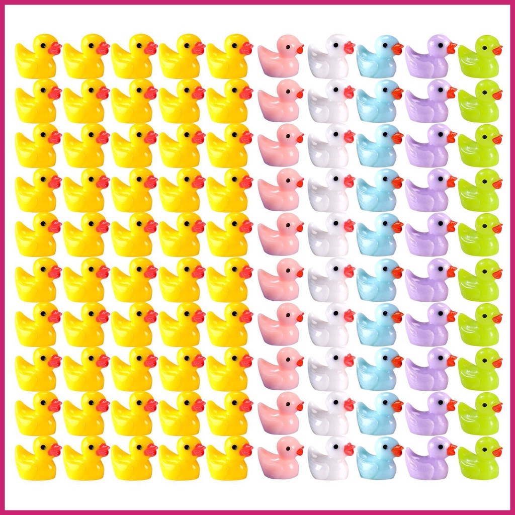 Mini Resin Ducks Miniature Ducks Small Duck 100 PCS Little Duck Tiny ...