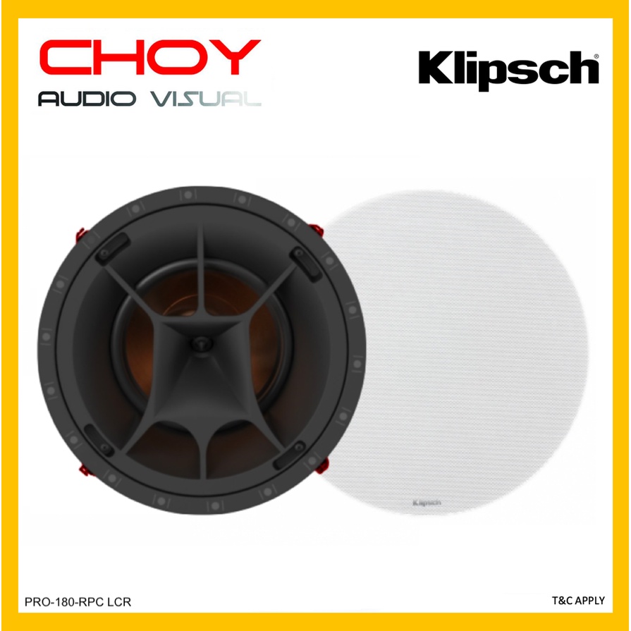 Klipsch PRO-180RPC LCR In-Ceiling Speaker (Pair) | Shopee Malaysia