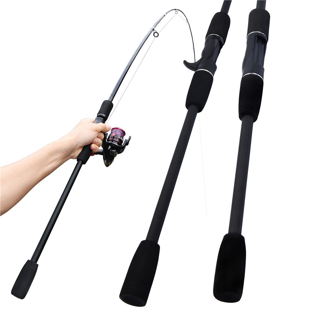 HEWEIU Fishing Rod Carbon Fiber 1.6m 1.8m 2.1m Carbon Fiber Joran ...