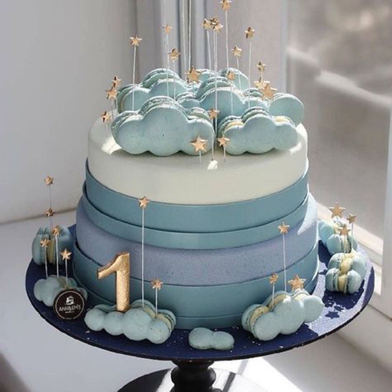 [M’sia Ready Stock] Star Theme Cake Topper Happy Birthday Kid Boy Girl ...