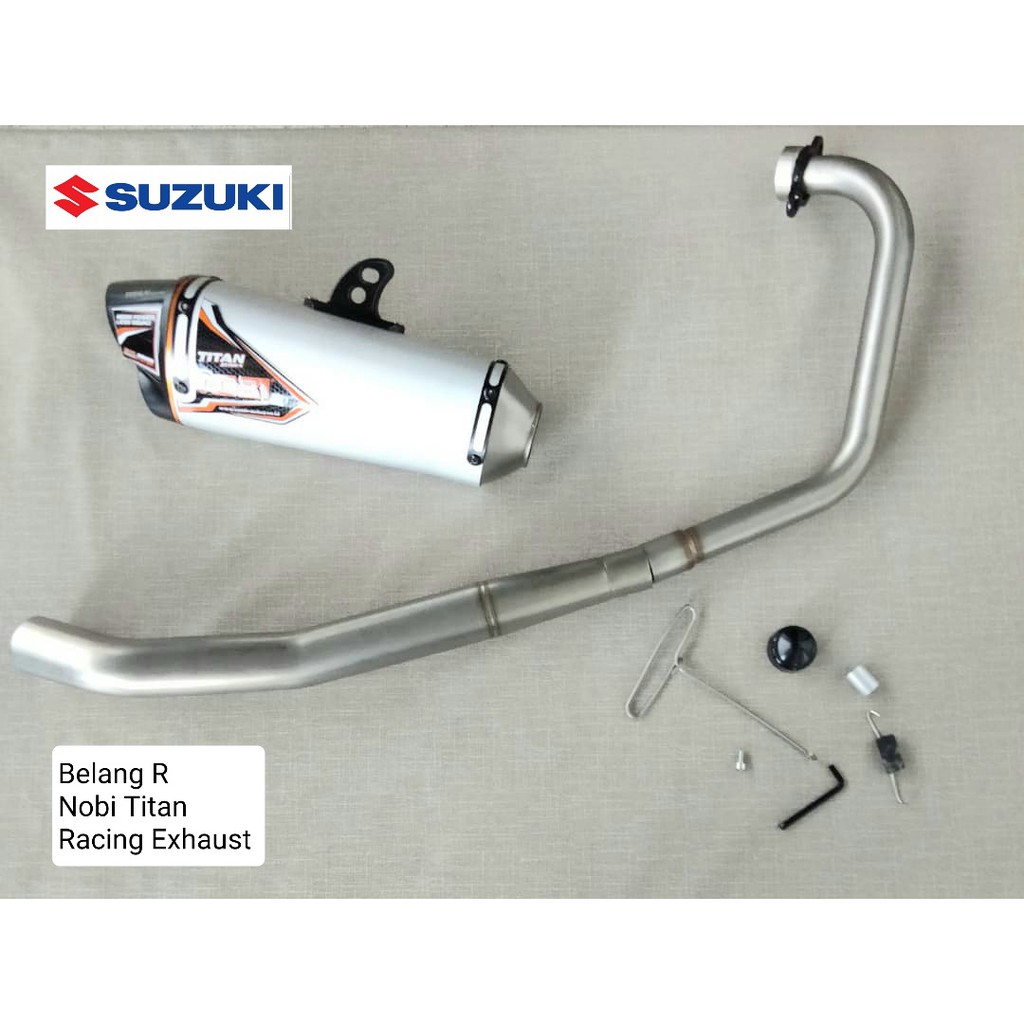 Belang - R Nobi Titan Racing exhaust Stock : sabah sarawak | Shopee ...