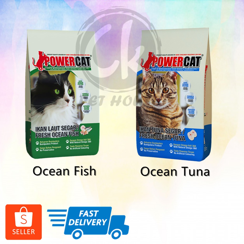Power Cat Ocean Fish / Ocean Tuna (Cat Food) 6.5KG | Shopee Malaysia