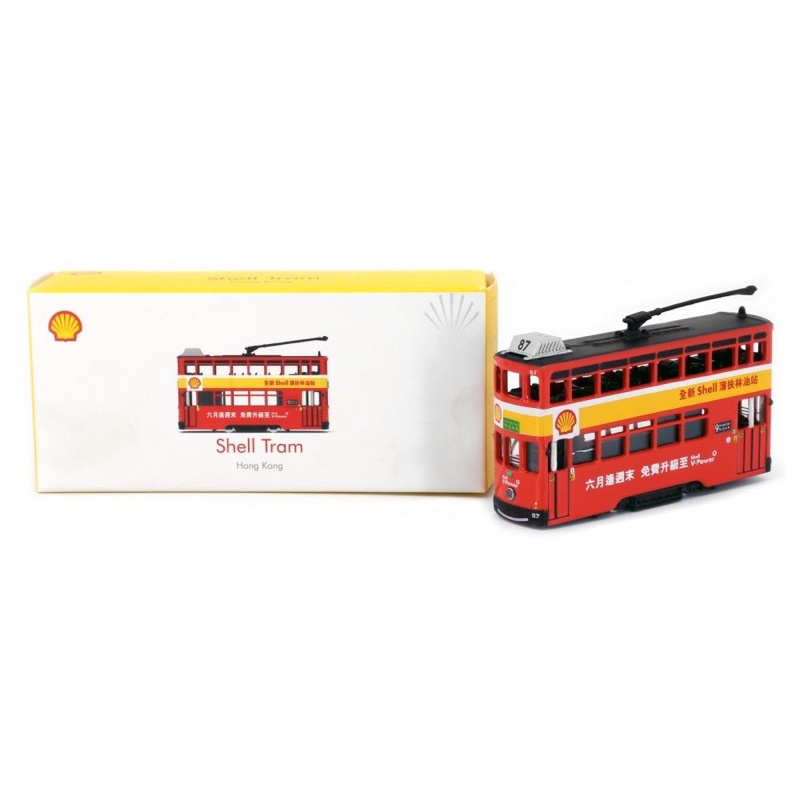 Tiny City 1:120 Exclusive Diecast Model Car - Hong Kong Tram Shell (Red ...