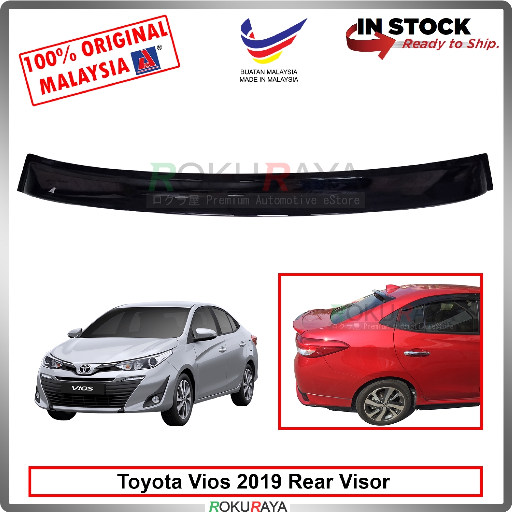 Toyota Vios Facelift 2019 AG Rear Wing Spoiler Visor Windscreen Sun ...