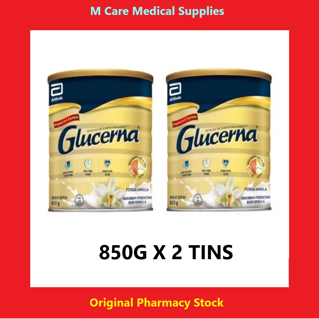 Abbott Glucerna Vanilla 850G X 2 TINS | Shopee Malaysia