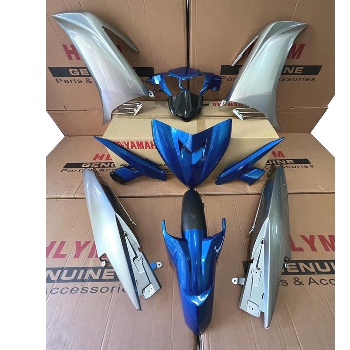 LC135 NEW V4 V5 (SIL3 55D6) COVER SET 100% ORIGINAL YAMAHA 55D-F0000-04 ...