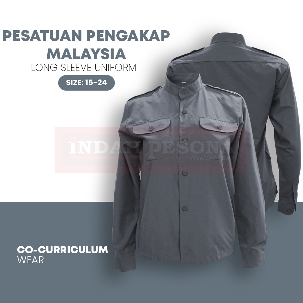 UNIFORM PERSATUAN PENGAKAP LONG SLEEVE / KOKURIKULUM ACCESSORIES ...