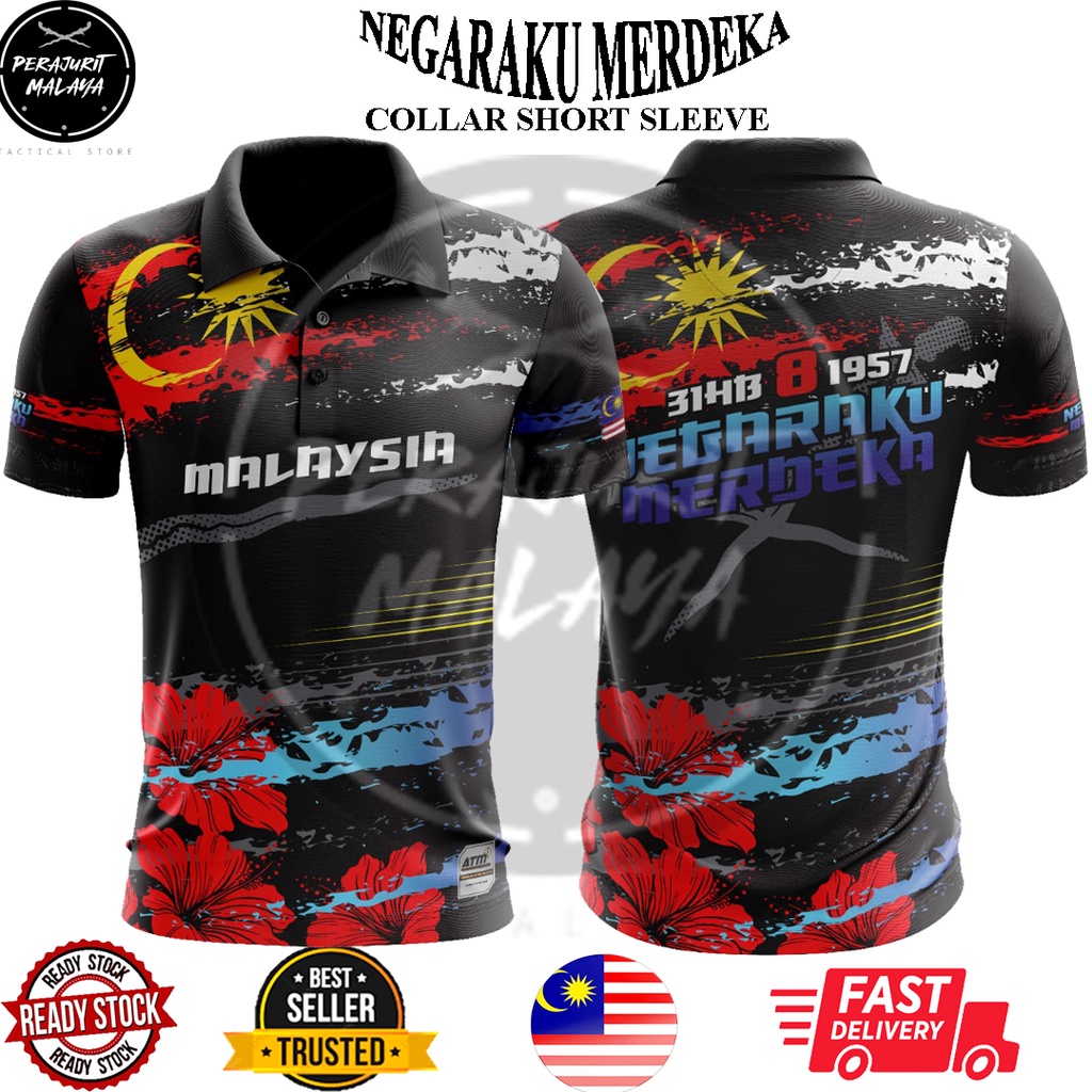 Perajurit Malaya T-Shirt Negaraku Merdeka 2022 Sublimation Printed Baju ...