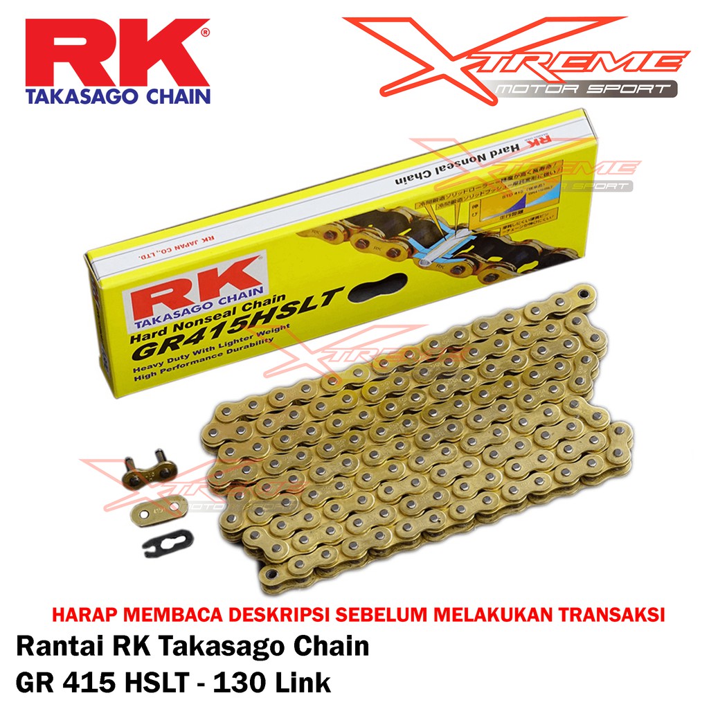 RK Japan Chain GR 415 HSLT 130 Link Ninja 150 R R15 Satria FU | Shopee ...