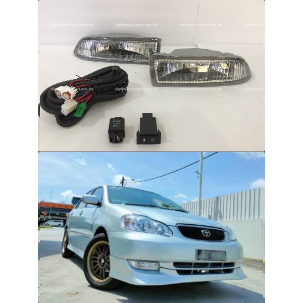 Toyota Vios Altis Fog Lamp Fog Light 2001 2002 2003 | Shopee Malaysia
