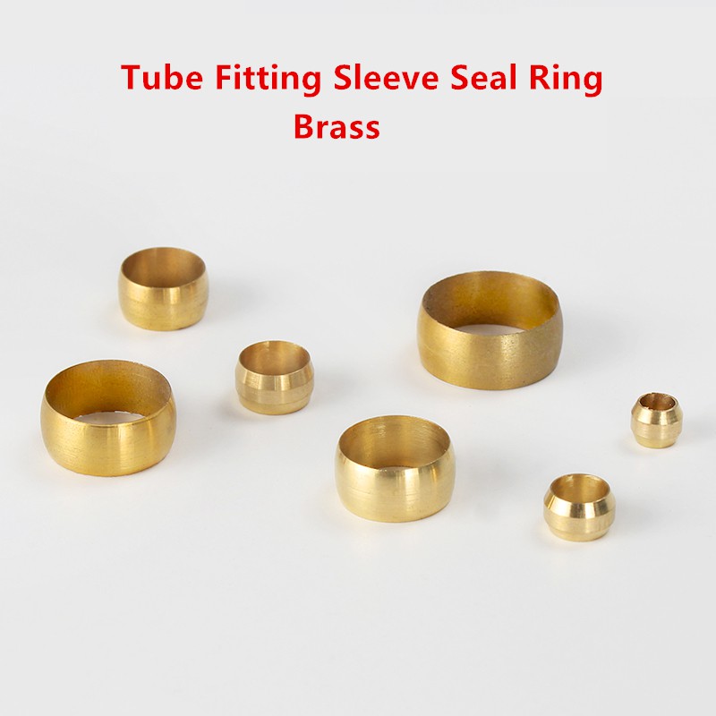 5pcs Brass Double taper ferrule 3-16mm OD Compression Sleeve seal ring ...