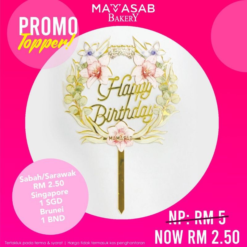 TOPPER KEK MAMASAB BAKERY | Shopee Malaysia