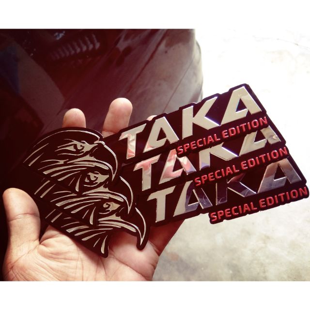Taka 2nd Emblem Sticker 1set (3pcs) | Shopee Malaysia