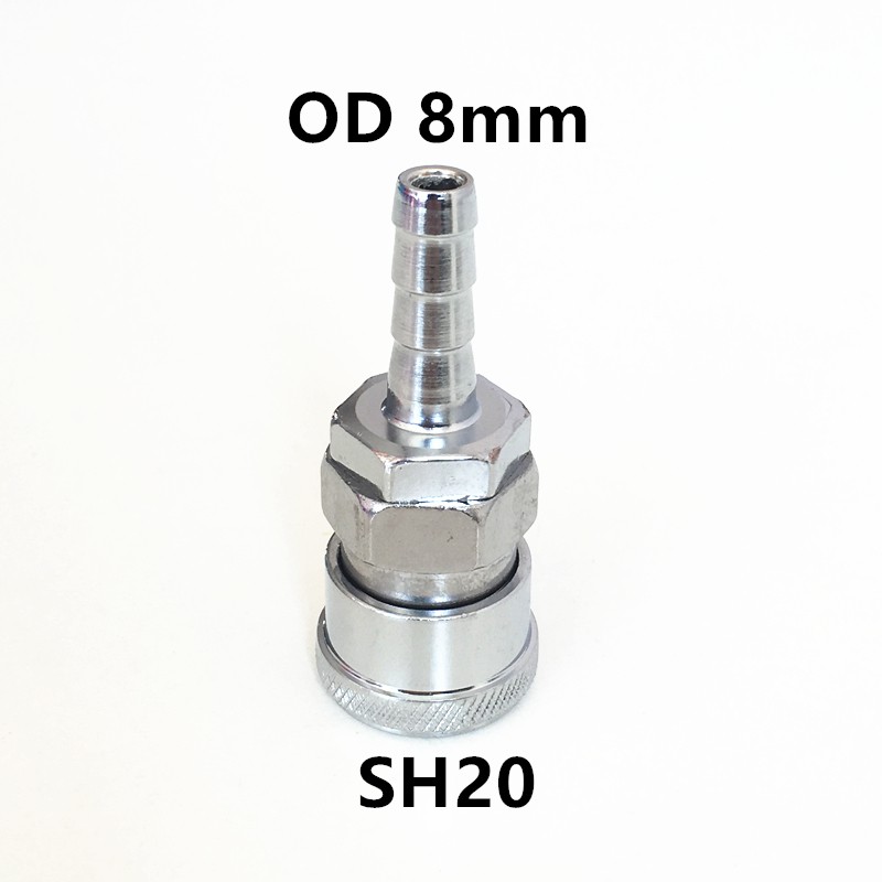 Pneumatic Fittings 1/4" Air Compressor Hose Quick Couplers High ...