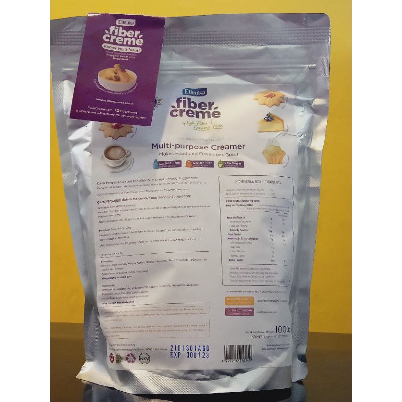 Ellenka Fiber Creme Creamer - 1kg | Shopee Malaysia