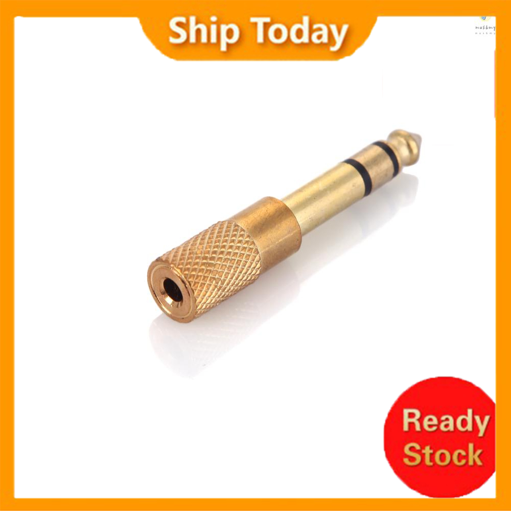 [musbmy] Audio Jack Adapter Convertor Stereo Plug Socket for Electric ...