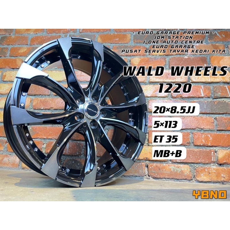 WALD WHEELS DESIGN 20INC VELLFIRE ALPHARD X70 CX5 TIGUAN AUDI Q3 Q5 ...