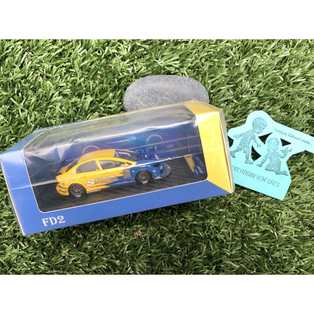 YM Models Honda Civic FD2 Type R Spoon Blue & Yellow (1:64) | Shopee ...
