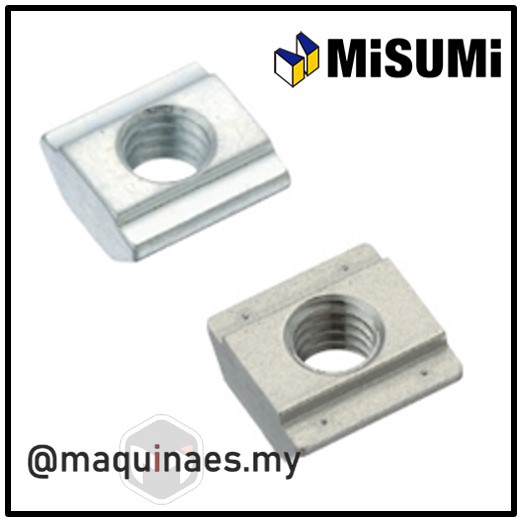MISUMI Pre-Assembly Insertion Nuts for Aluminum Frame EU 2020 3030 (T-Block Square Nut / Hammer ...