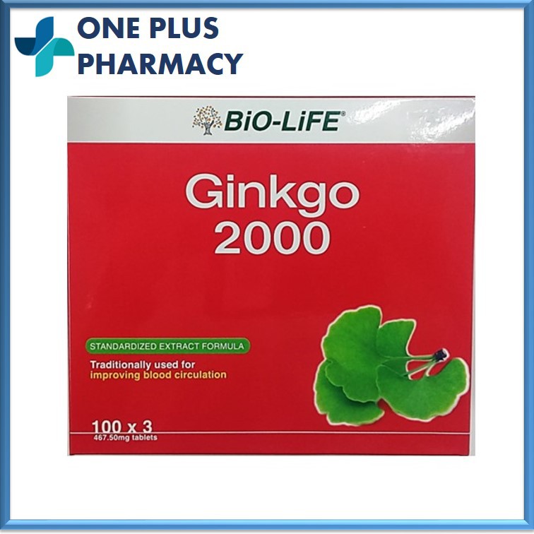 Bio-Life Ginkgo 2000 100's / 3x100's [EXP 10/2026] | Shopee Malaysia