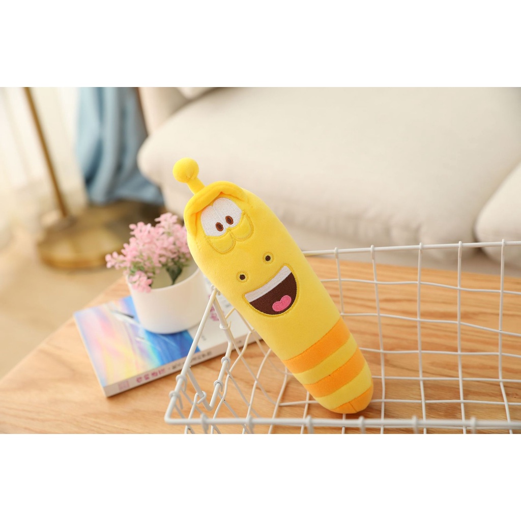 Original authentic larva flush toy cute stuff toy massage pillow ...