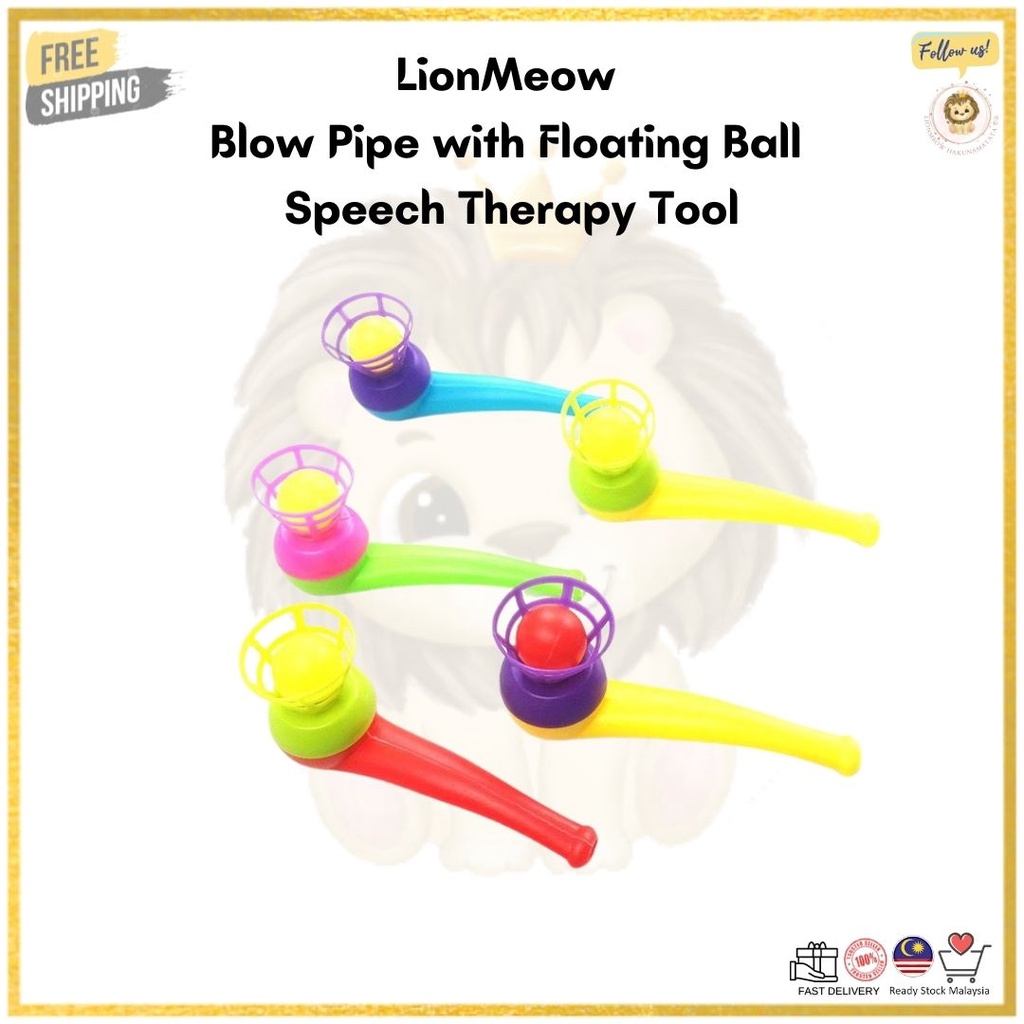 LionMeow Blow Pipe with Floating Ball Speech Therapy Tool | ADHD ... LionMeow Blow Pipe with Floating Ball Speech Therapy Tool | ADHD ...