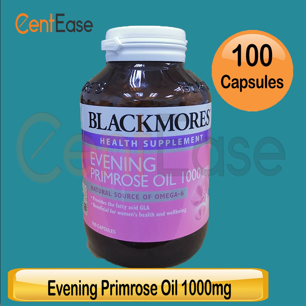 Blackmores Evening Primrose Oil 1000mg Health Supplement 100s Capsules ...