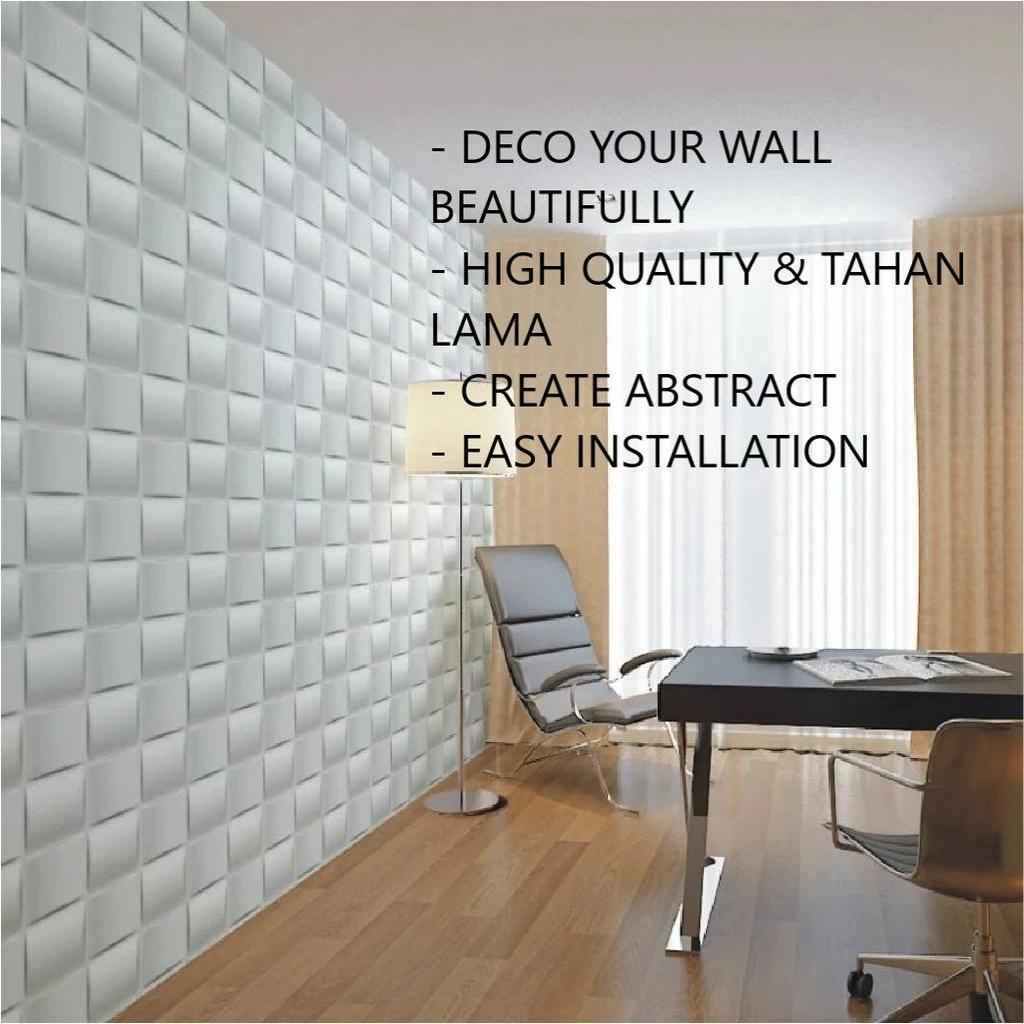 WALL PANEL DECO TILES - DECO YOUR WALL WITH BEAUTIFUL DESIGN | Shopee ...