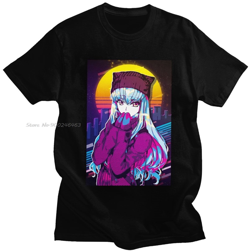 Classic Anime Serial Experiments Lain T Shirt For Men Cotton Fashion ...