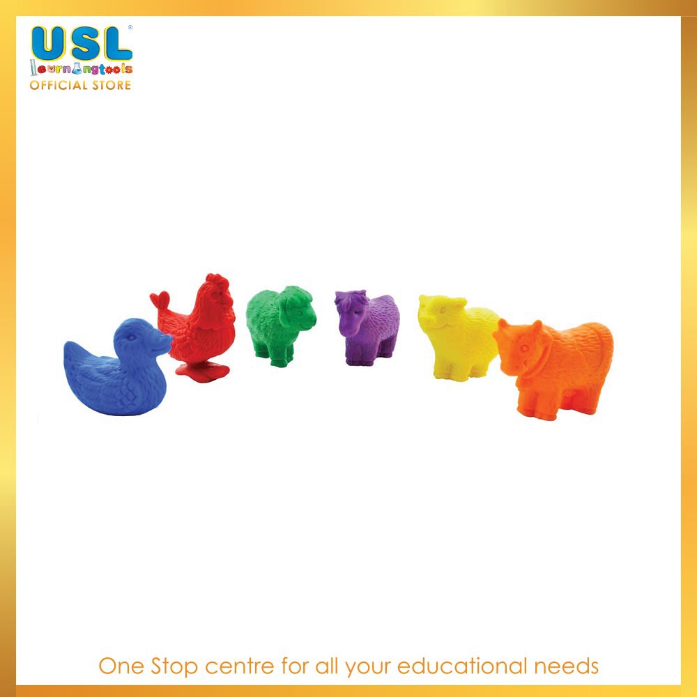 Friendly Farm Animal Counters (72pcs) - Manipulative & Mathematics | Shopee Malaysia