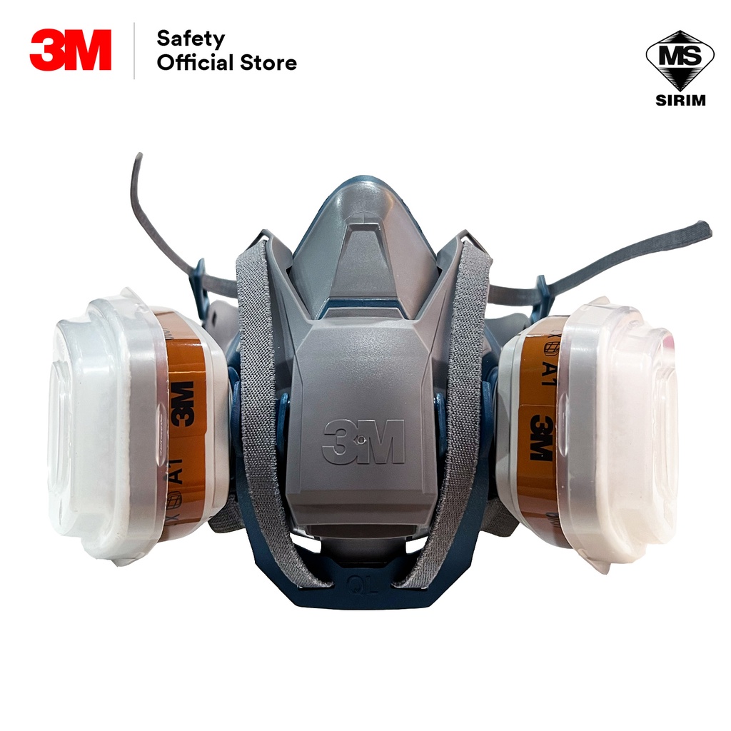 3M™ Premium Comfort Painting/Epoxy 6500QL Series Respirator Set ...