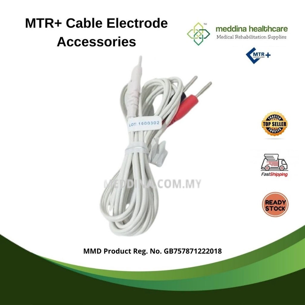 MEDDINA MTR+ Cable Electrodes For TENS/EMS | Shopee Malaysia