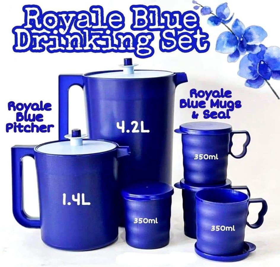 Tupperware Royale Purple Giant Pitcher 4.2L/ Gourmet Pitcher 3.7L / 2L ...