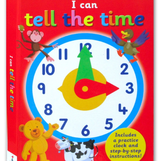 I Can Tell The Time clock learning book | Shopee Malaysia