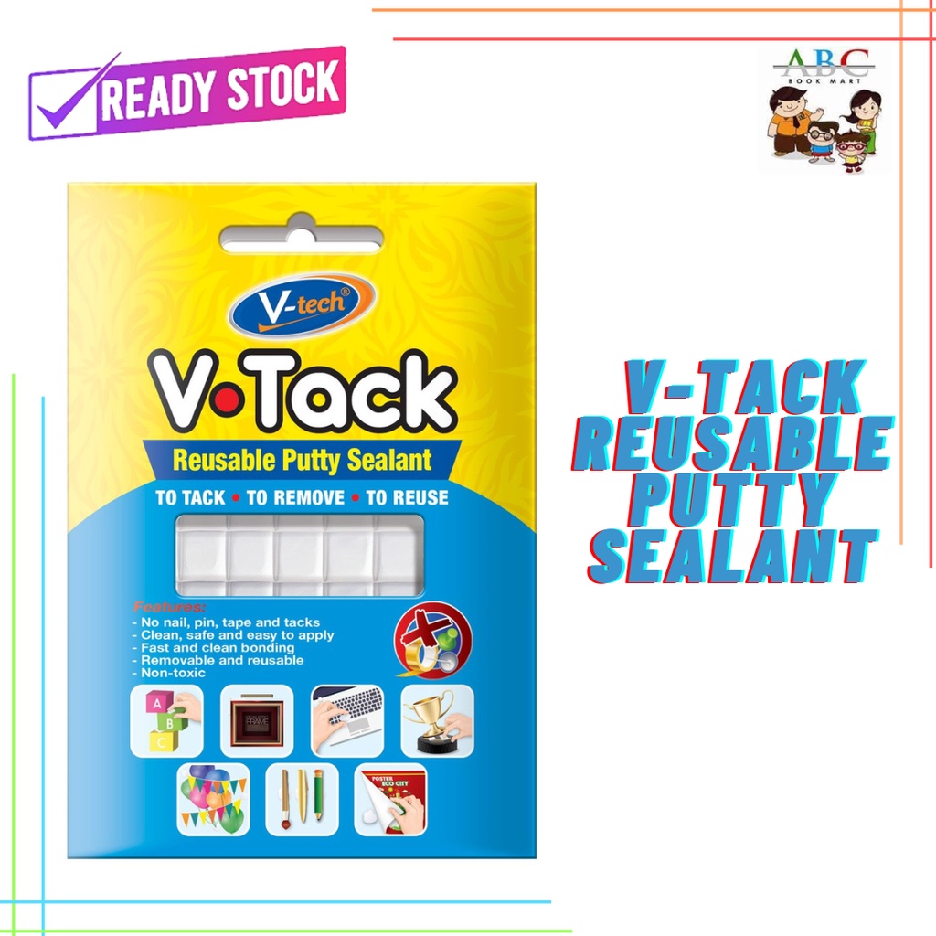 ( READY STOCK ) V-TACK REUSABLE PUTTY SEALANT | Shopee Malaysia