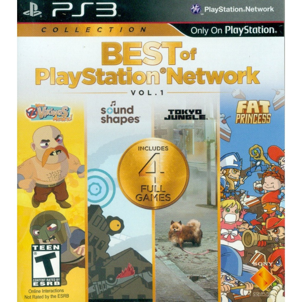 PS3 Best of PlayStation Network Vol. 1 (R1) (English) (New) | Shopee ...