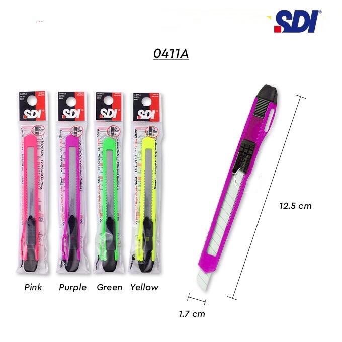 SDI Heavy Duty Steel Cutter Knife 0411A / 0426A - (1s/PCS) / Refill SDI ...
