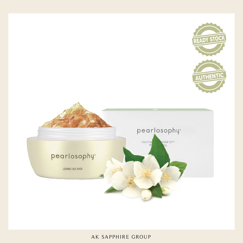Pearlosophy Jasmine Face Gel Mask (100ml) After-Sun Repair/Soothing ...