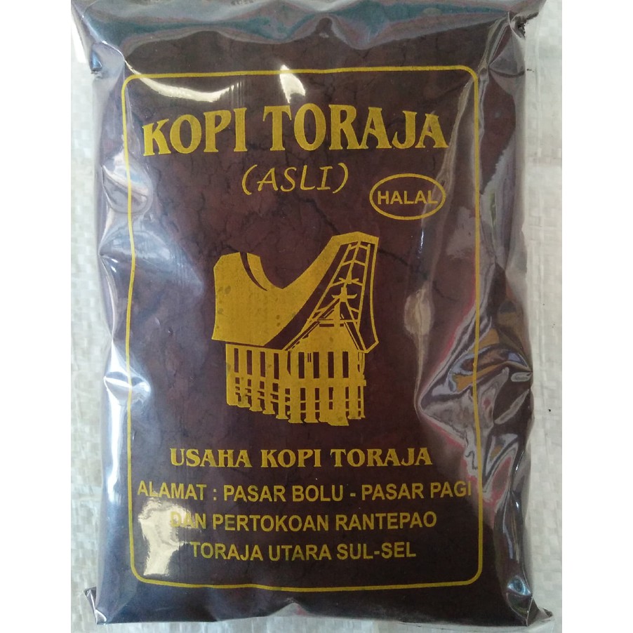 Original Halal Robusta Coffee from Baruppu' Toraja 300 Grams | Shopee ...