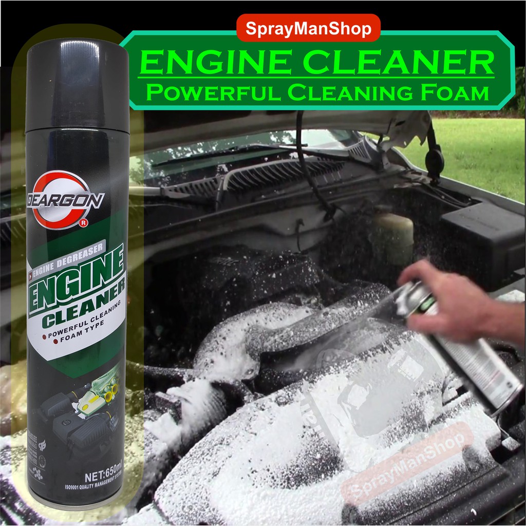 Engine Cleaner Engine Degreaser Foam Deargon Aerosol Spray 650ml | Shopee Malaysia