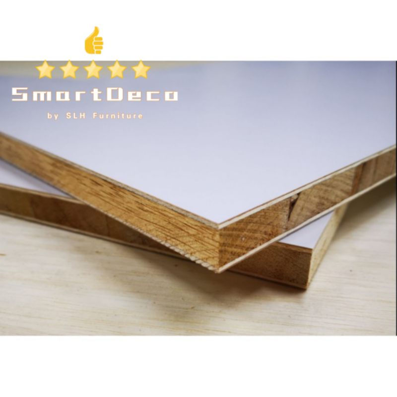 [CUT SIZE] 18MM POLYESTER BLOCKBOARD PANEL SHEET PAPAN KAYU HATI KAYU ...
